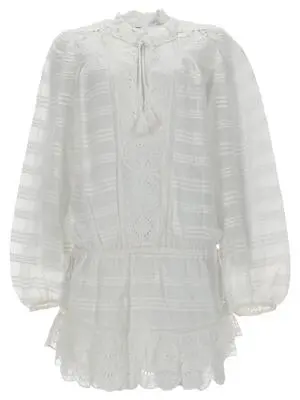 MARANT ETOILE Preya' Mini Dress - White