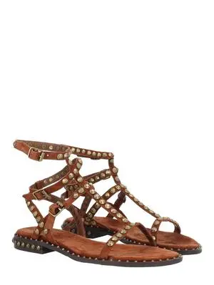 ASH Ash Studded Leather Gladiator Sandals