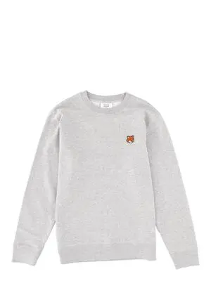 Maison Kitsuné Fox Head Sweatshirt - Grey