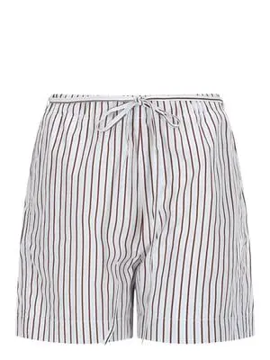 Loulou De Saison Striped Shorts - Multicolour
