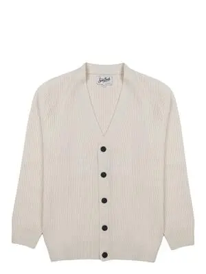 MC2 SAINT BARTH Wool Cardigan - Beige