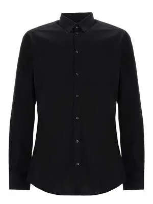 Dolce & Gabbana Cotton Button-up Shirt - Black