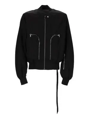 Rick Owens Bauhaus Flight Bomber Jacket - Black