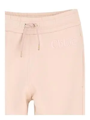 Chloé Jogger Pants With Drawstring Waist - Pink
