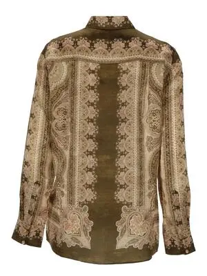 ZIMMERMANN Zimmermann Luna Silk Printed Shirt