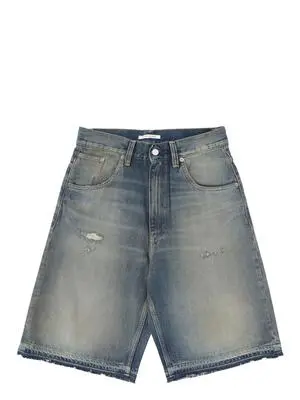 SUNFLOWER Wide Fit Shorts - Denim