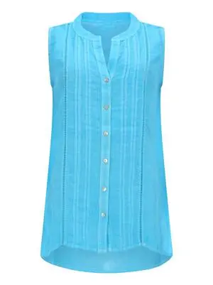 120% LINO 120% Lino Sleeveless Shirt