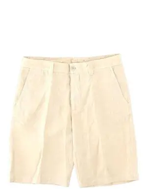 120% Lino 120% Lino Men's Linen Shorts Beige
