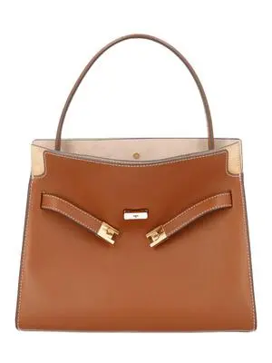 TORY BURCH Tory Burch Lee Radziwill Small Leather Satchel