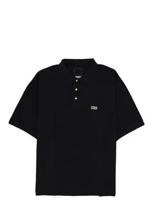 Visvim Polo With Patch Detail - Black