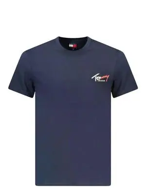 Tommy Hilfiger Logo-print Cotton T-shirt - Blue