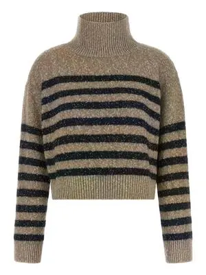 Brunello Cucinelli Sequin-embellished Sweater - Neutrals