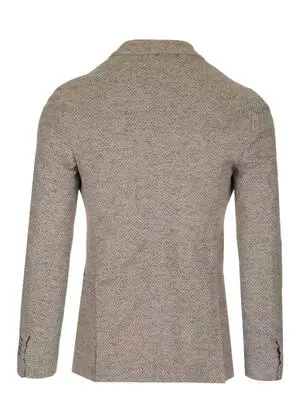 AL DUCA D’AOSTA 1902 Micro-check Jacket - Neutrals