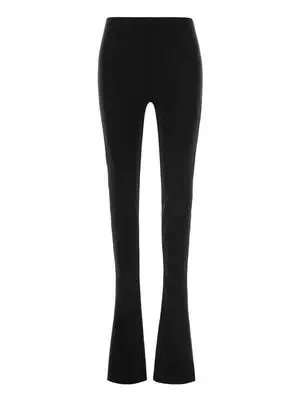 Gucci Crepe Flared Trousers - Black