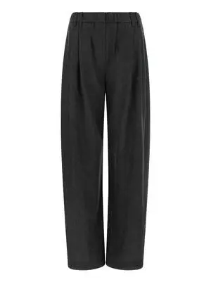Brunello Cucinelli Monile Double-pleat Trousers - Grey