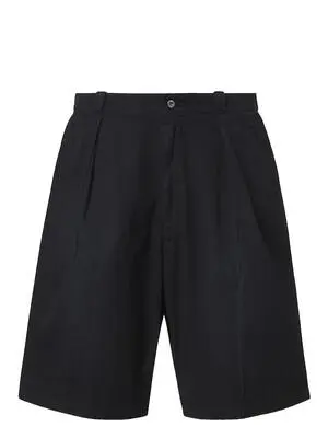 A.PRESSE Vintage Cotton Shorts - Black