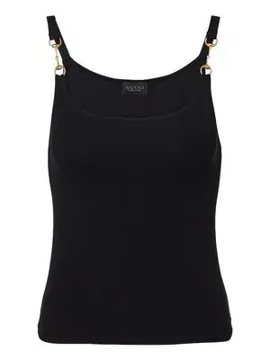 GUCCI Gucci Horsebit Crêpe Jersey Tank Top