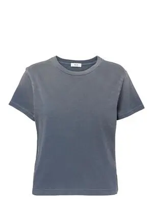 AGOLDE Heather Cotton T-shirt - Blue