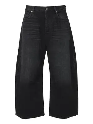 Balenciaga Barrel Leg Jeans - Black
