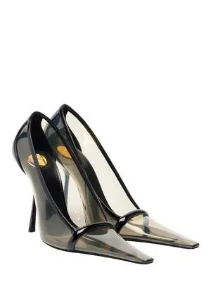 Saint Laurent Brigitte Pointed Toe Pumps - Transparent