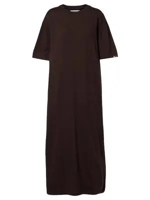 Extreme Cashmere N°321 Kris Cotton And Cashmere Maxi Dress - Brown