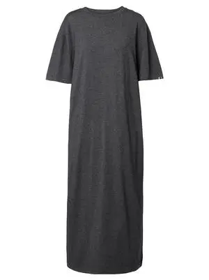 Extreme Cashmere N°321 Kris Cotton And Cashmere Maxi Dress - Grey