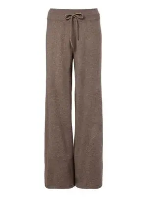 LISA YANG Cashmere Wide-leg Pants - Brown