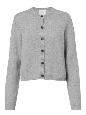 LISA YANG Felicia Cashmere And Silk Cardigan - Grey