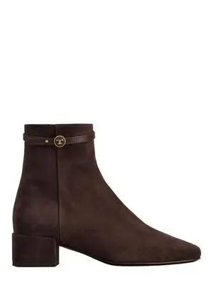 TOD'S Tod's Logo Plaque Ankle Boots