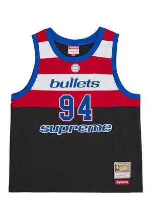 Supreme Mitchell & Ness Teams Basketball Jersey - Black