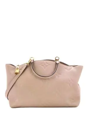 LOUIS VUITTON Louis Vuitton Grand Palais Monogram Empreinte Giant Shoulder Bag Neutrals