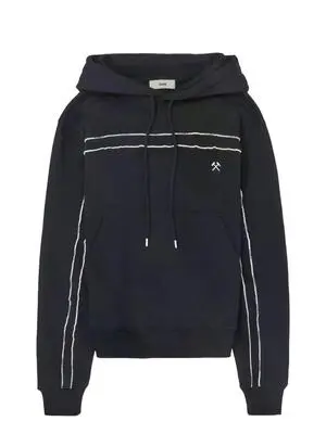 GMBH Contrast-piping Hoodie - Black