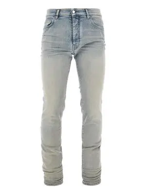 Amiri Stack Skinny Fit Jeans - Blue