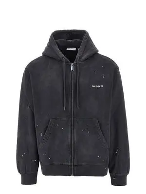Carhartt Work In Progress Painter Full-zip Hoodie - Black