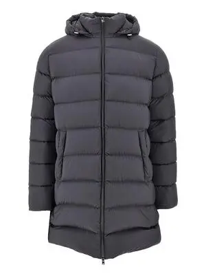 HERNO Nylon Microfiber Goose Down Parka Coat Man