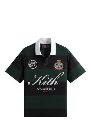 Kith Jacquard Towel Terry Rugby Polo - Green