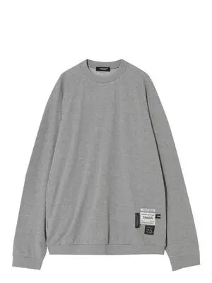 Undercover Crew Neck Sweatshirt With "chaos" Detailing - Grey