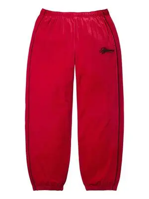 Supreme Velour Mesh Track Pant - Red