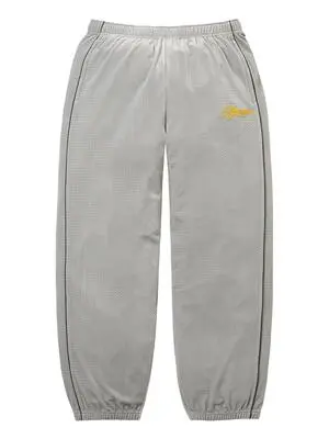 Supreme Velour Mesh Track Pant - Silver