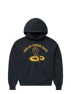 ONE OF THESE DAYS Cobra Pullover Hoodie - Black
