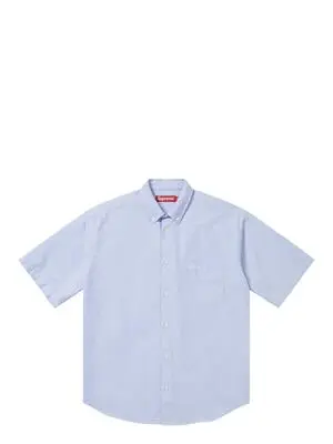 Supreme Loose Fit Oxford Short-sleeve Shirt - Blue