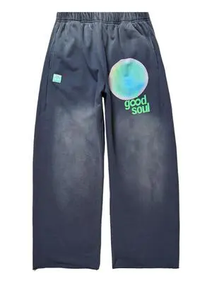 A GOOD SOUL Aura Field Sweatpants - Blue