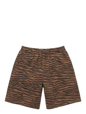 Supreme Tiger Print Sweatshorts - Brown