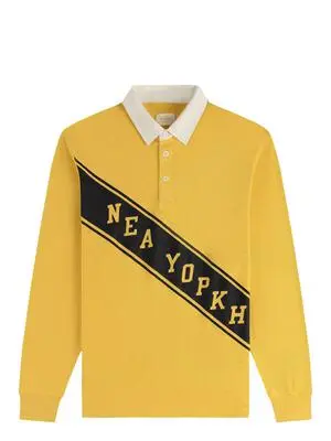 Aimé Leon Dore Vintage Slub Rugby Shirt - Yellow
