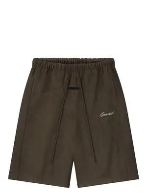 Fear Of God Relaxed Fit Shorts With Piping - Brown