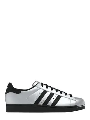 Adidas Superstar 2 Metallic Black Sneakers - Silver