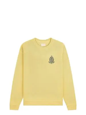 Aimé Leon Dore Saint George Piqué Crewneck Sweatshirt - Yellow