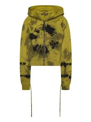 Ottolinger Tie Dye Sutured Zip Hoodie - Multicolor