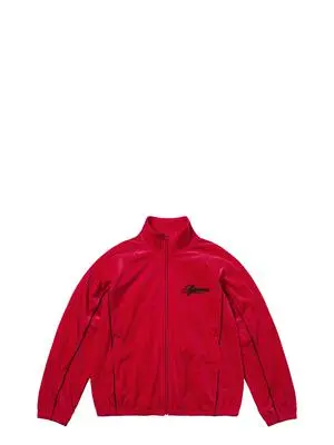 Supreme Velour Mesh Track Jacket - Red