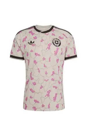 Adidas Chile 26 Away Jersey With Floral Print - Tan